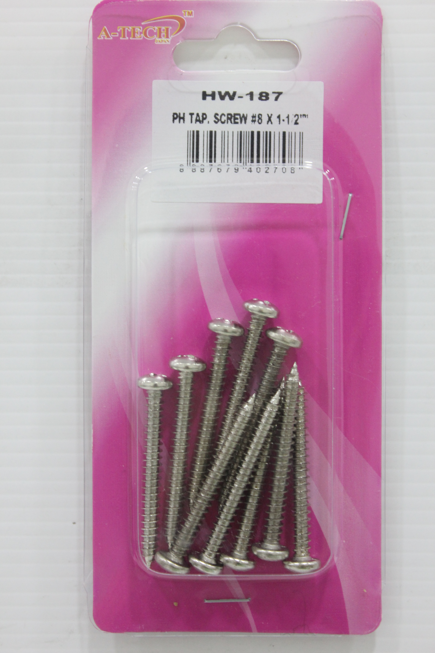 PH TAP. SCREW (#8 X 1-1/2") - A-Tech