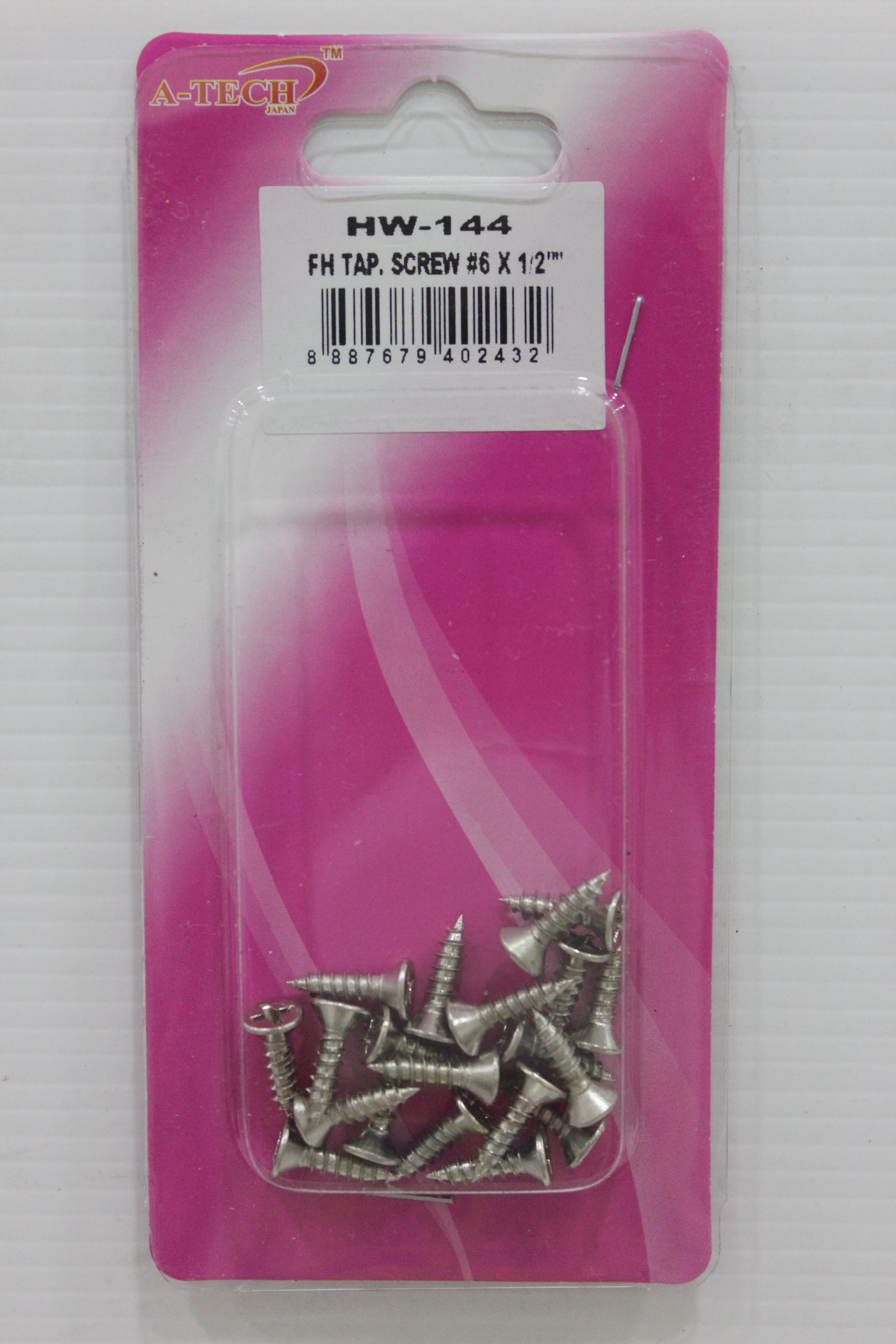 FH TAP. SCREW (#6 X 1/2") - A-Tech