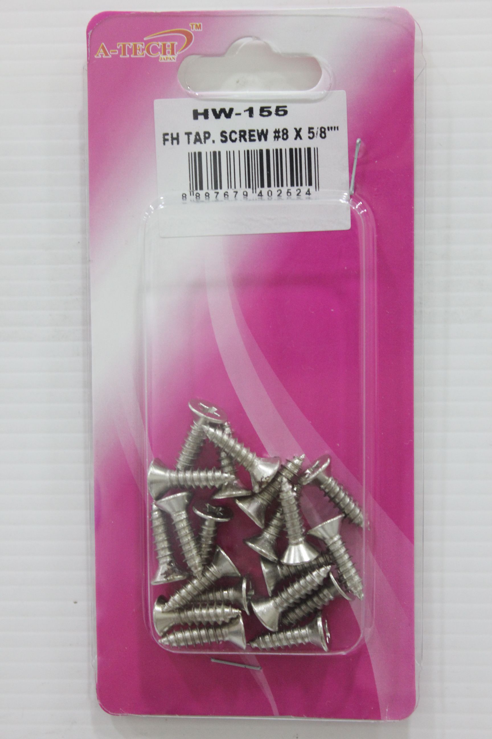 FH TAP. SCREW (#8 X 5/8") - A-Tech