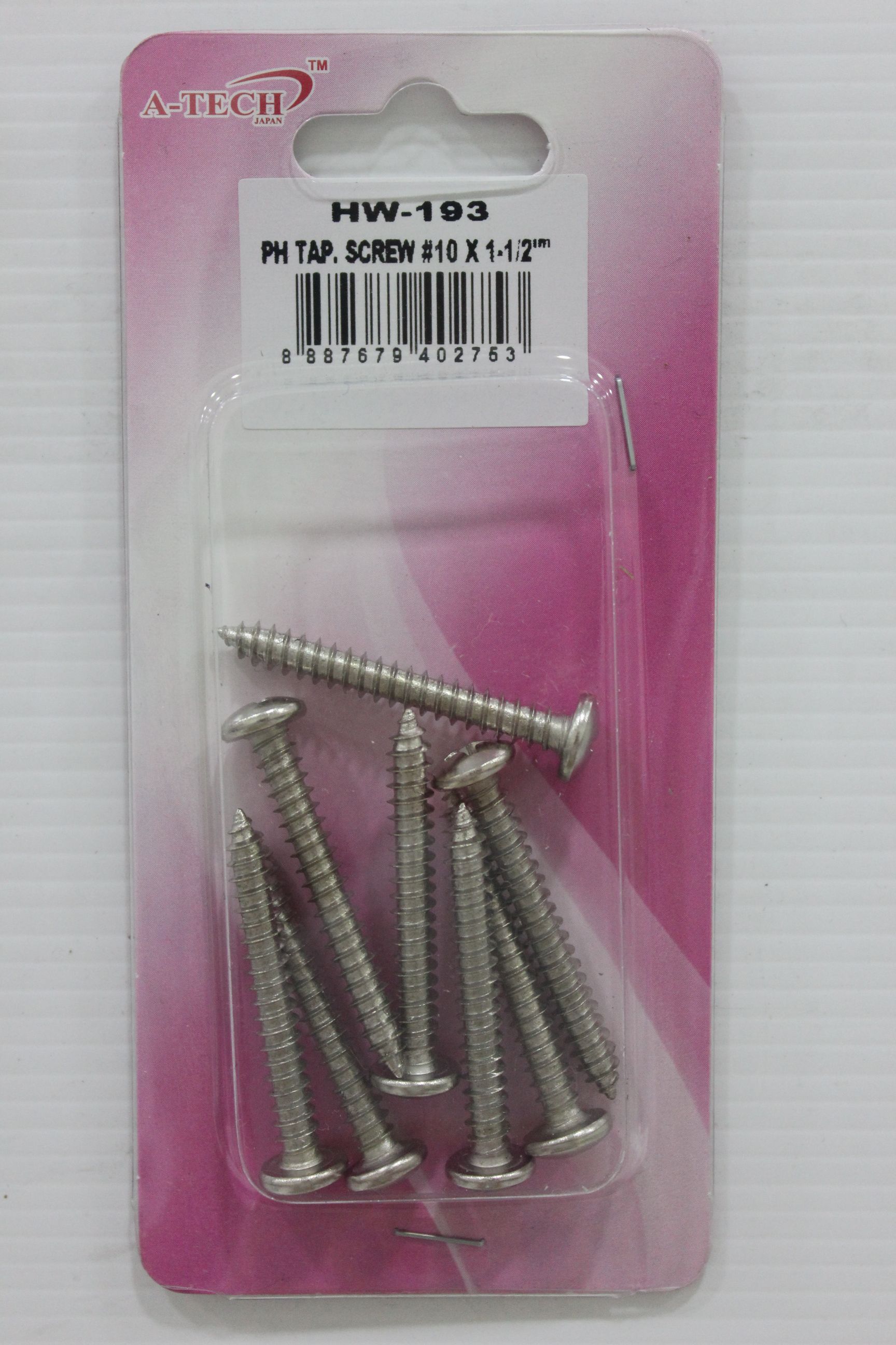 PH TAP. SCREW (#10 X 1-1/2") - A-Tech