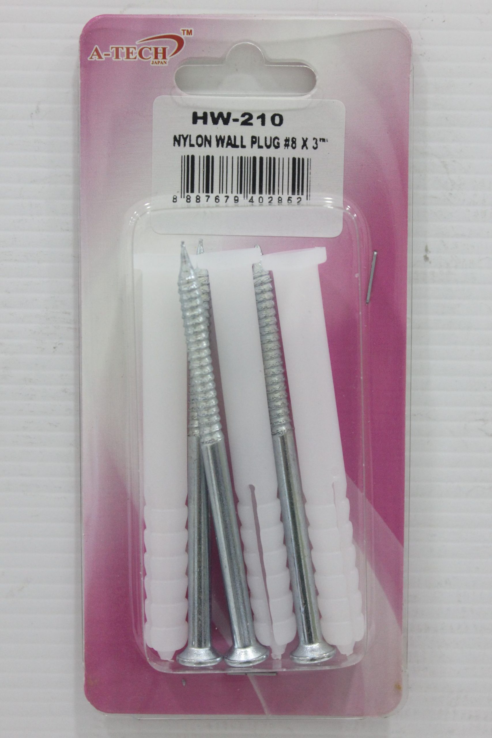 NYLON WALL PLUG (#8 X 4") - A-Tech