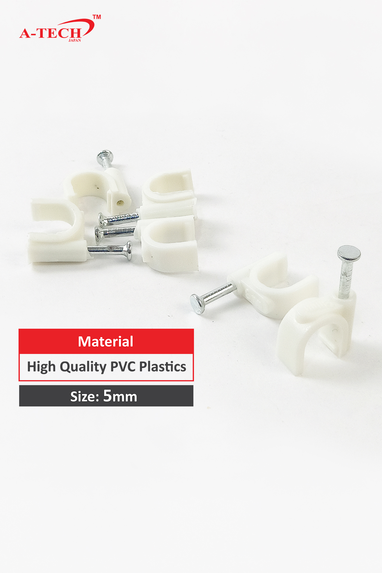 CABLE CLIP (5MM) - A-Tech