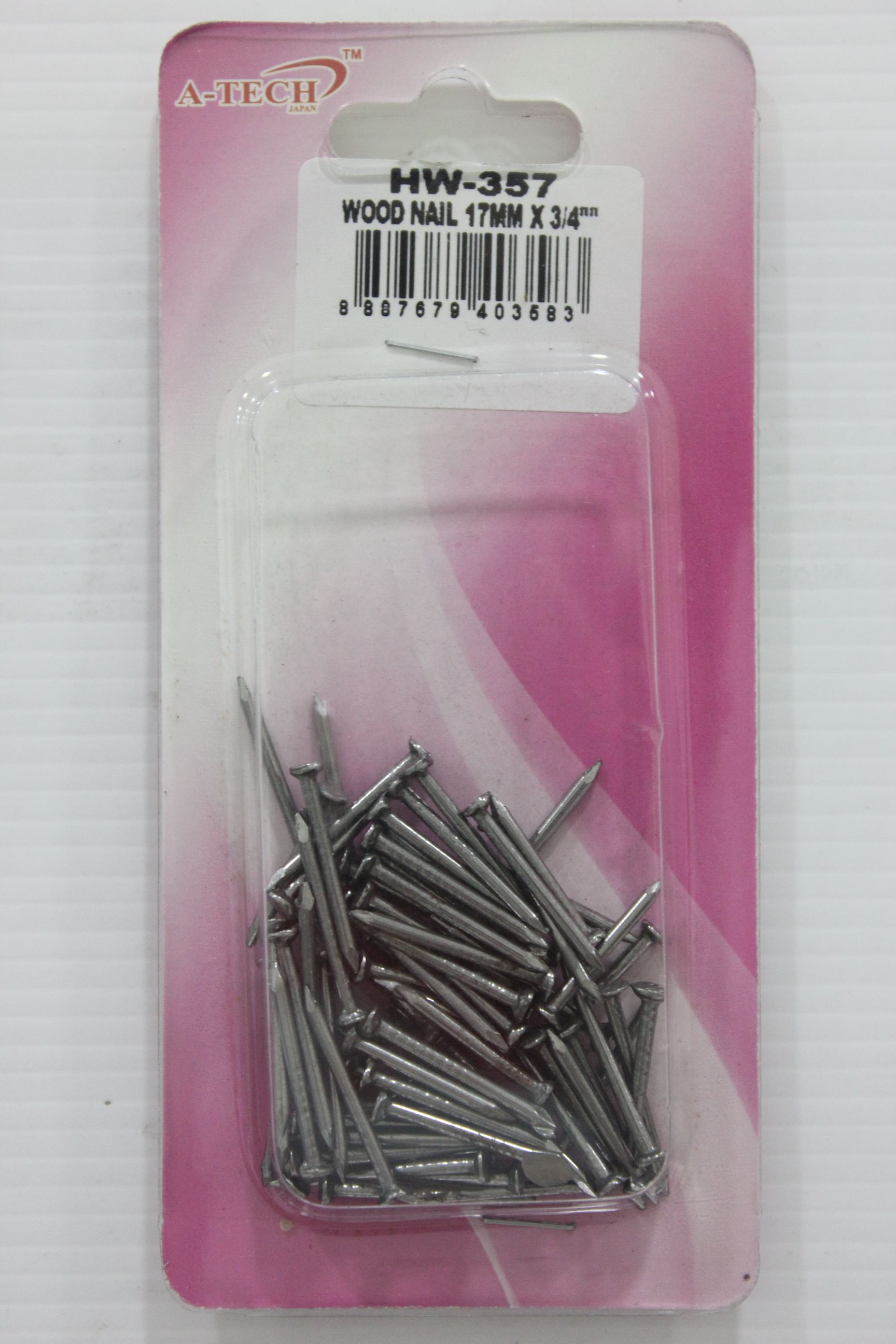WOOD NAIL (17mm x 3/4") - A-Tech