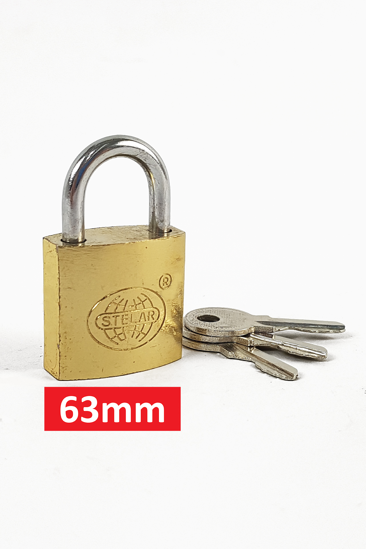 HEAVY DUTY BRASS PADLOCK - 63mm - A-Tech