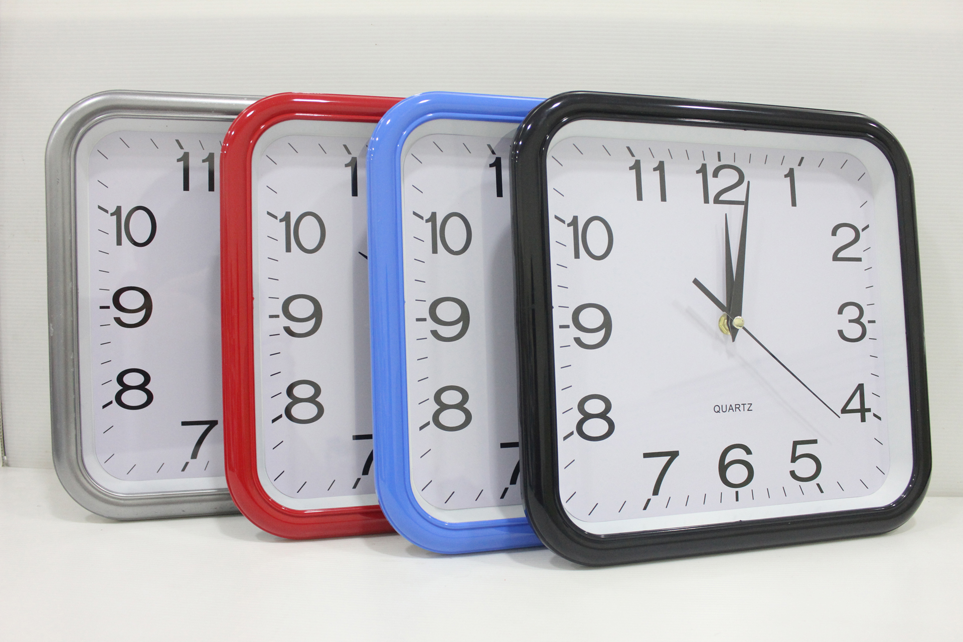 SQ WALL CLOCK - BLUE (28CM) - A-Tech