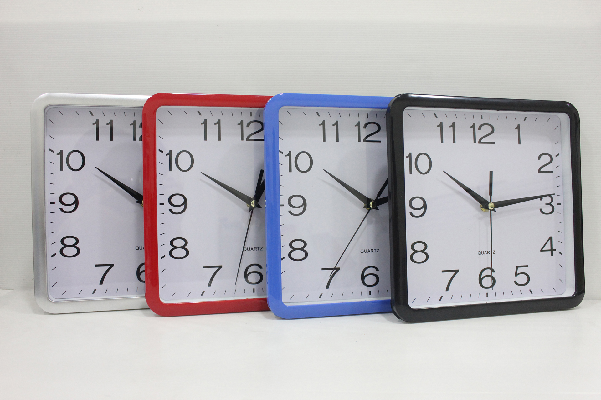 SQ WALL CLOCK - BLUE (25CM) - A-Tech