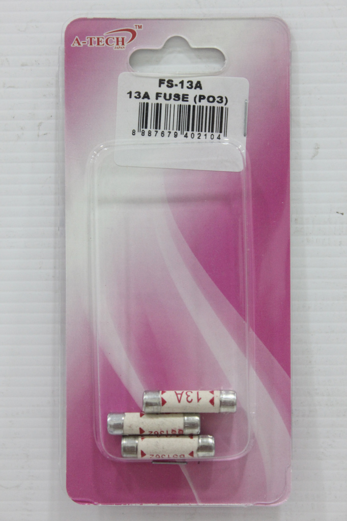 13A FUSE (3PC/PKT) - A-Tech
